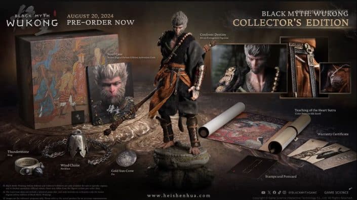 Black Myth Wukong Trailer Liefert Eindrücke Collectors Und Deluxe
